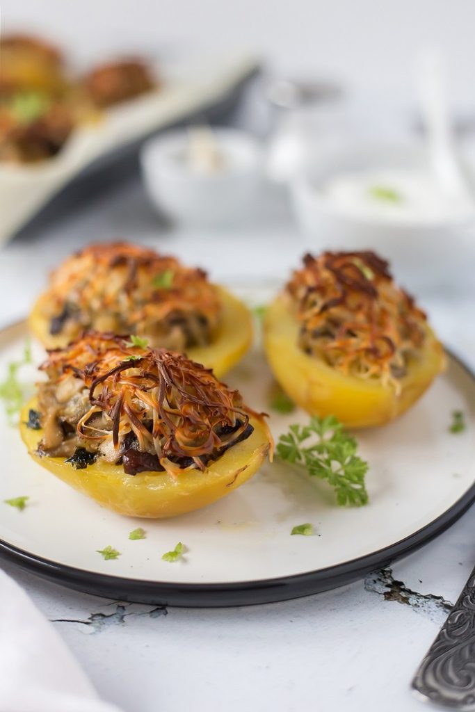 Gombával töltött burgonya - Kifőztük