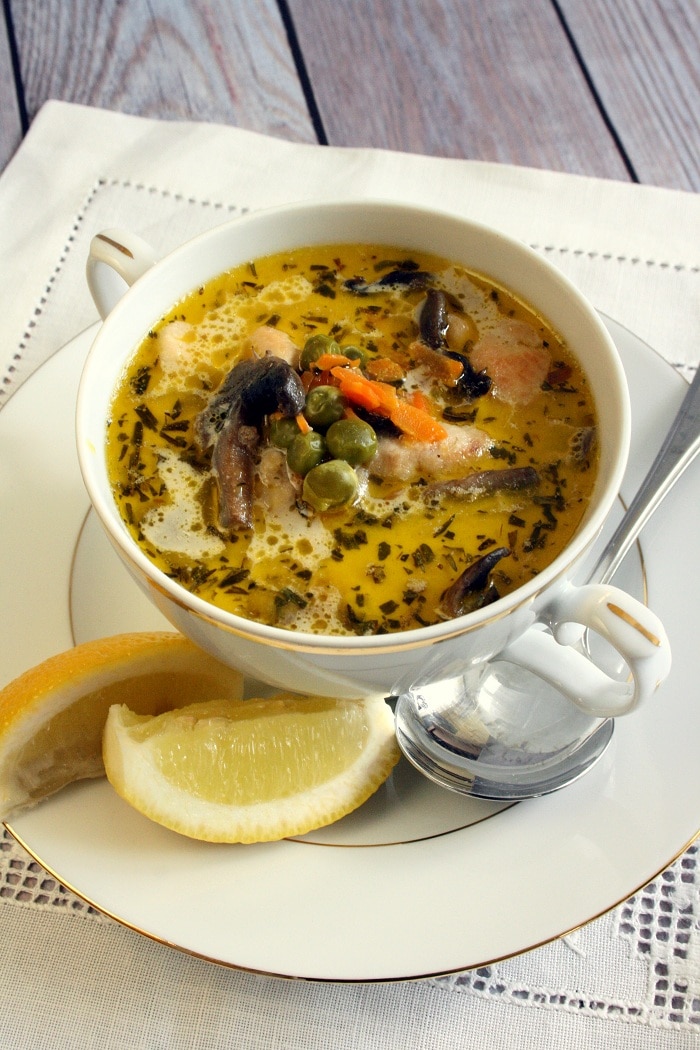 Tárkonyos csirkeraguleves - Kifőztük