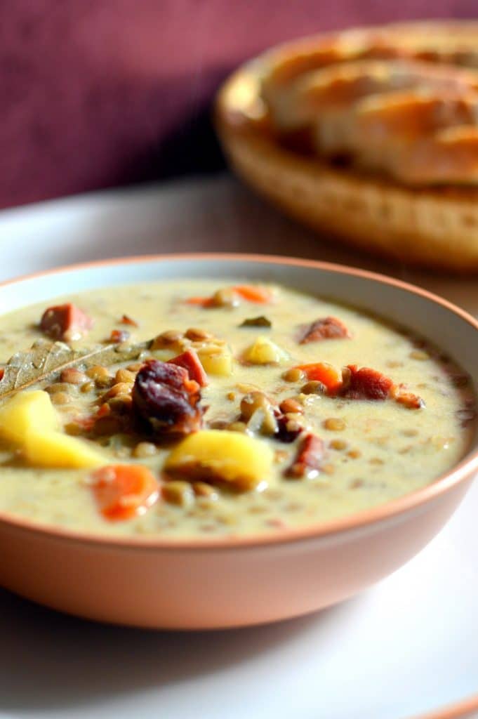 Pikáns lencseleves - Kifőztük