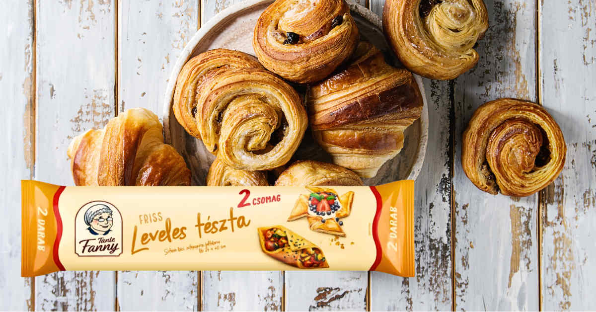 Finomságok bolti leveles tésztából - Kifőztük